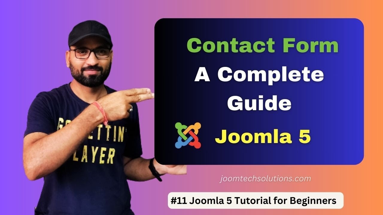 11 How To Create Contact Form In Joomla 5 Joomla 5 Tutorial For Beginners Youtube