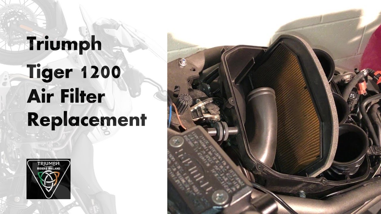 Triumph Tiger 1200 Air Filter Replacement - YouTube