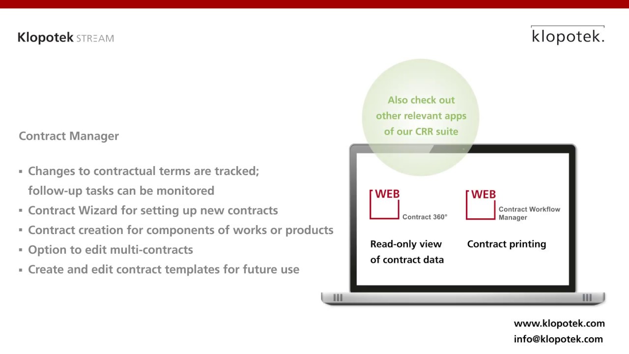 STREAM Contract Manager (EN) - YouTube