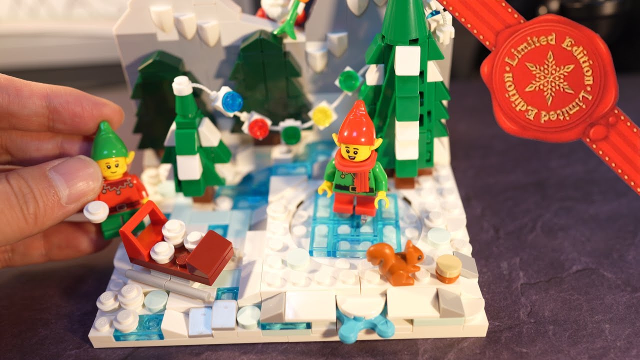 LEGO (2022 Limited Edition) Winter Elves Scene (40564) - YouTube
