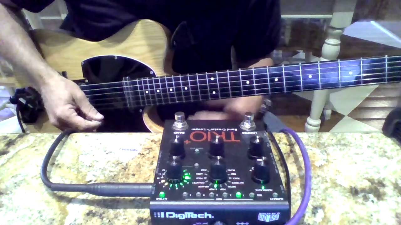 Demo of all Styles Genres of Bass and Drums for the Digitech Trio ...