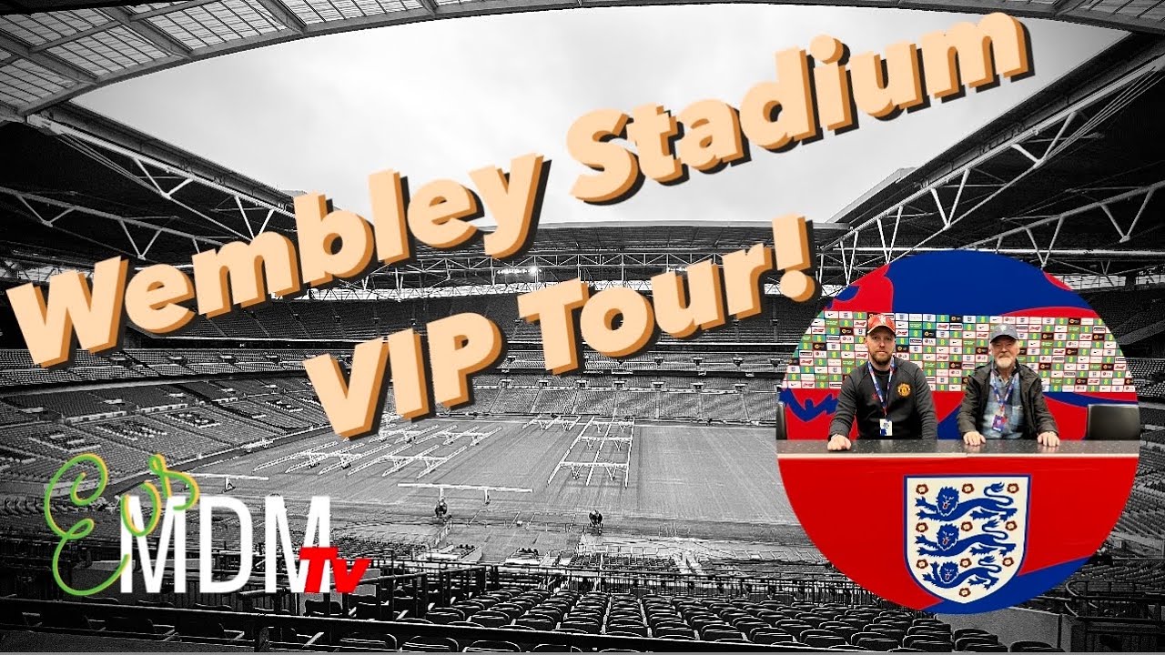 A Tour Of Wembley Stadium, Home of ENGLAND! - YouTube