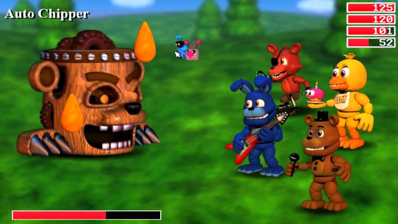 FNaF World #01 - The Forest of Grass and Trees - YouTube