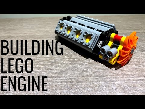 Building an engine out of LEGO (Stop Motion) - YouTube