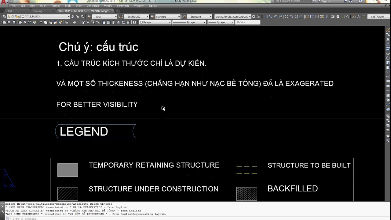 Translation in Autocad - YouTube