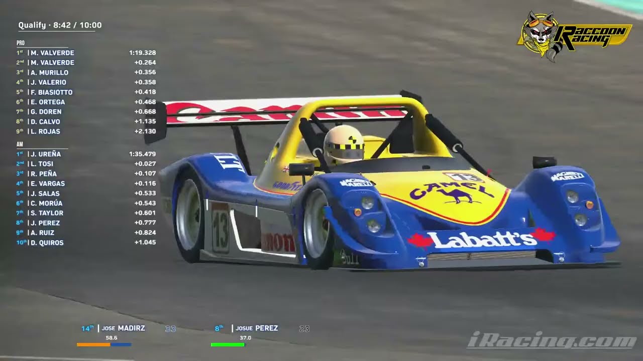 Fecha 2 - Campeonato Raccoon Racing - iRacing - YouTube