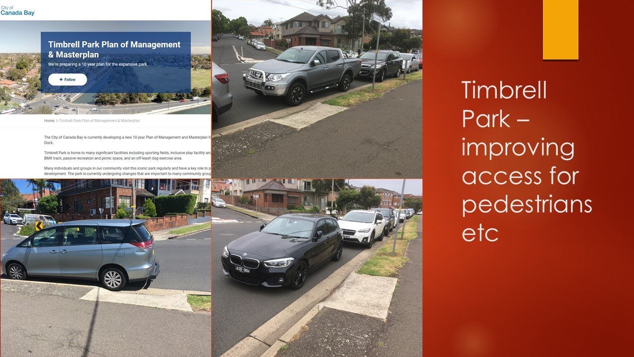 Parking across Timbrell park pram ramps - YouTube