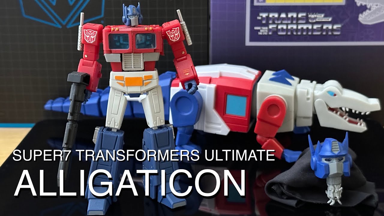 Super 7 Transformers Ultimates Alligaticon Unboxing - YouTube