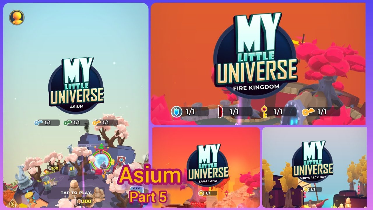 My Little Universe Asium - Part 5 Fire Kingdom, Lava Land and Shipwreck ...