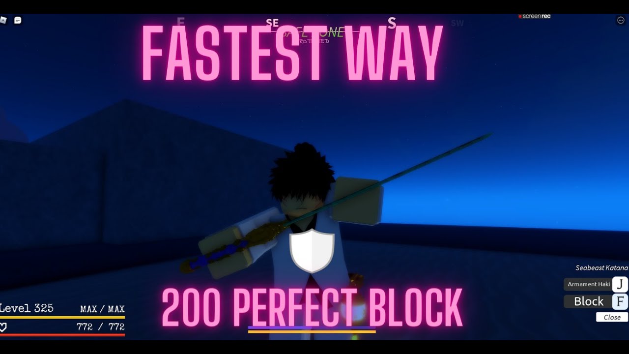[NEW] The fastest way to do 200 perfect block in GPO/grand piece online ...