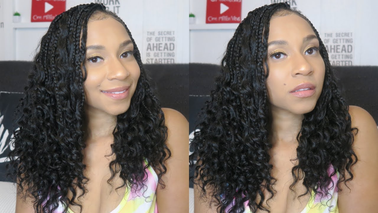 $40 Boho Box Braids?! Fast and Easy! - YouTube