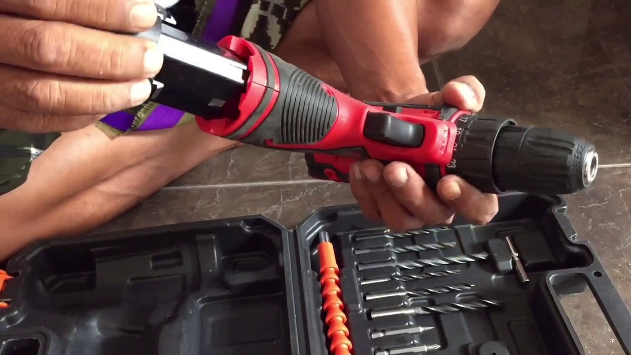 REVIEW 🔥 Bor Cordless Merk J-LD tool - YouTube