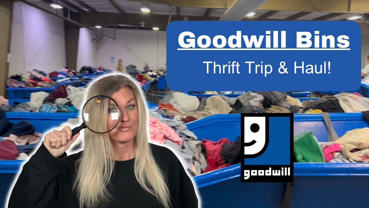 Goodwill Bins Haul That’ll Make You Jealous! Reselling Thrifted ...