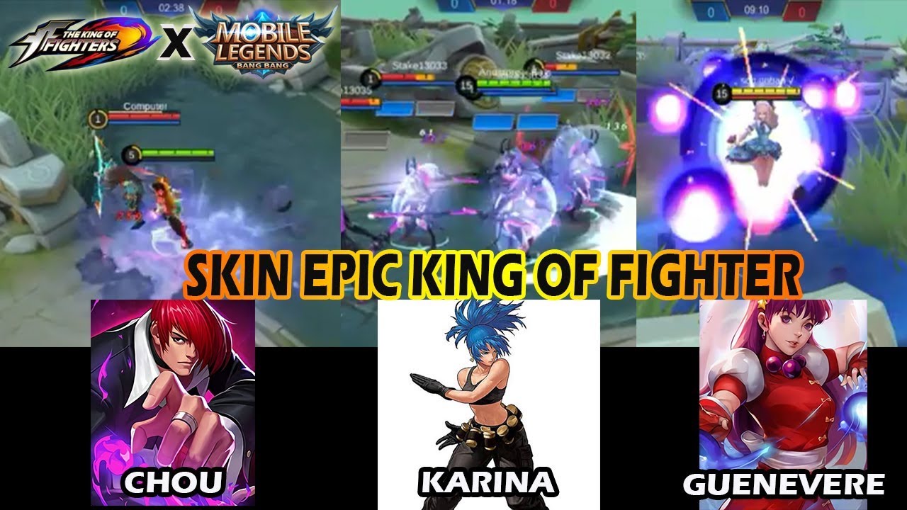 3 SKIN KING OF FIGHTER X MOBILE LEGENDS - YouTube