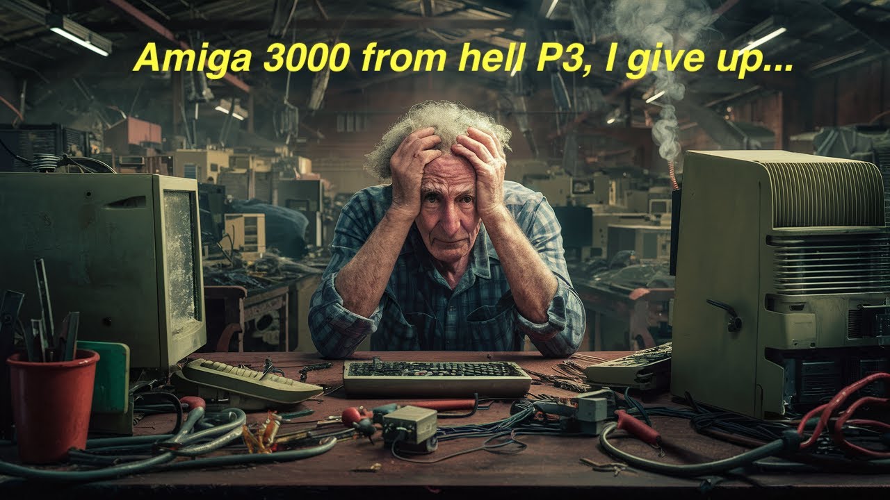 Amiga 3000 R6 From Hell P3 ...I had to give up... - YouTube