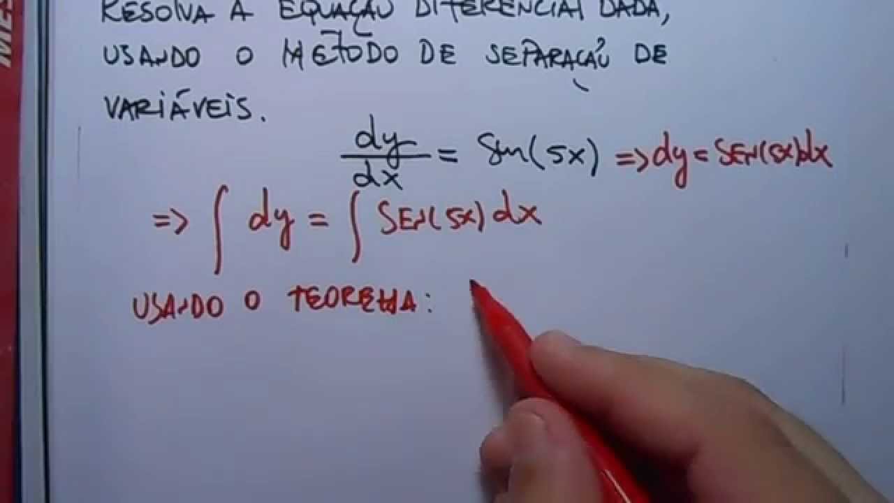 Cálculo III - Equação Diferencial - YouTube
