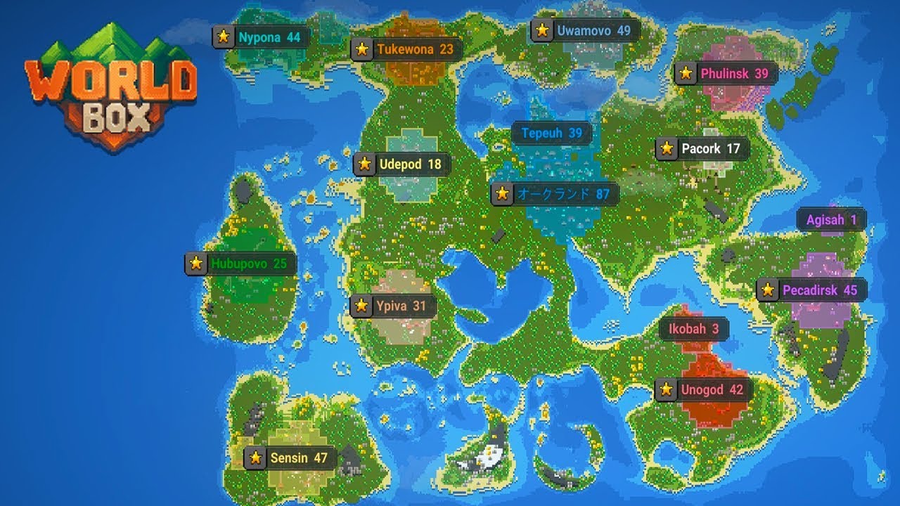 Super WorldBox - 人間たちがオークを囲んだようです。 - YouTube