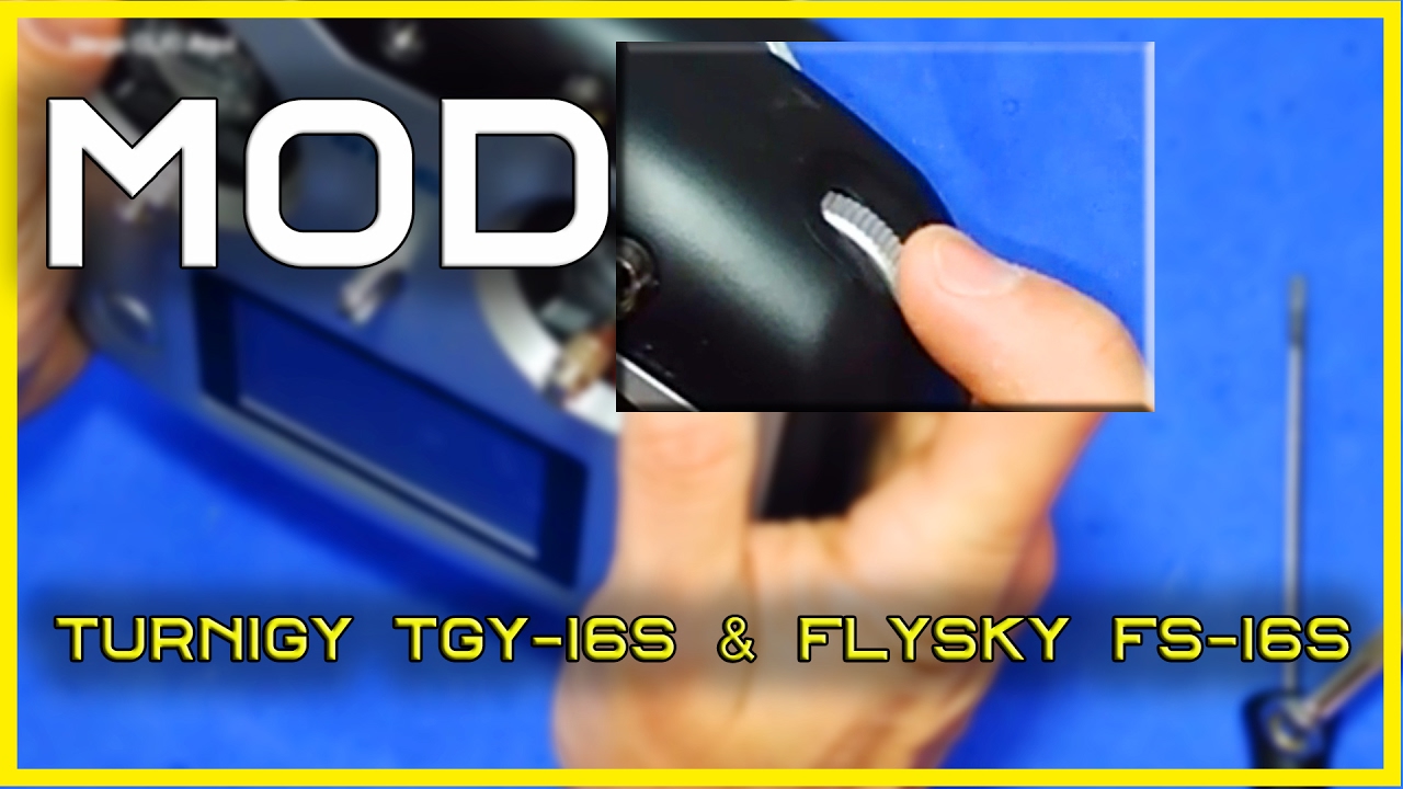 MOD TURNIGY TGY-i6S & FlySky FS-i6s - Centrado de Gimbal - YouTube