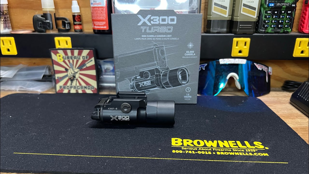 Surefire X300 Turbo B - Snagged my first pistol light - YouTube