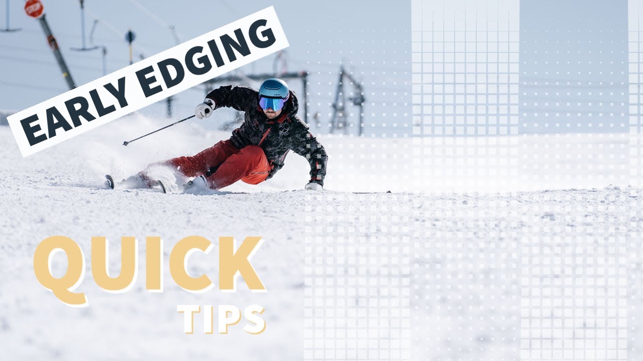 Q U I C K T I P S // how to ski / early edging - YouTube