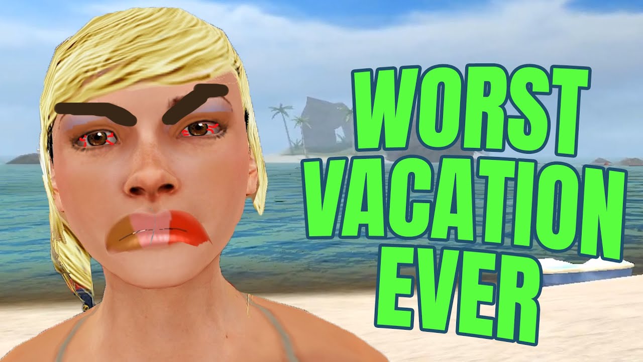 THE WORST VACATION EVER - dating sim - YouTube