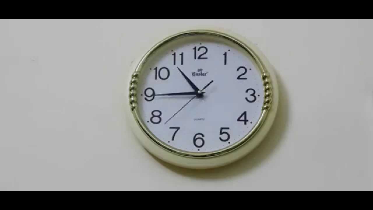 Clock Time-lapse - YouTube