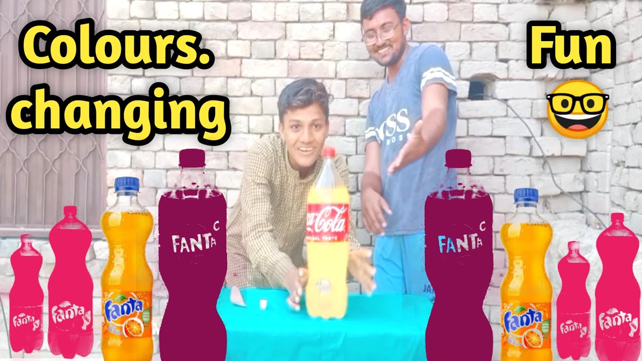 Fanta Colour change challenge funniest reaction video 🤓 - YouTube