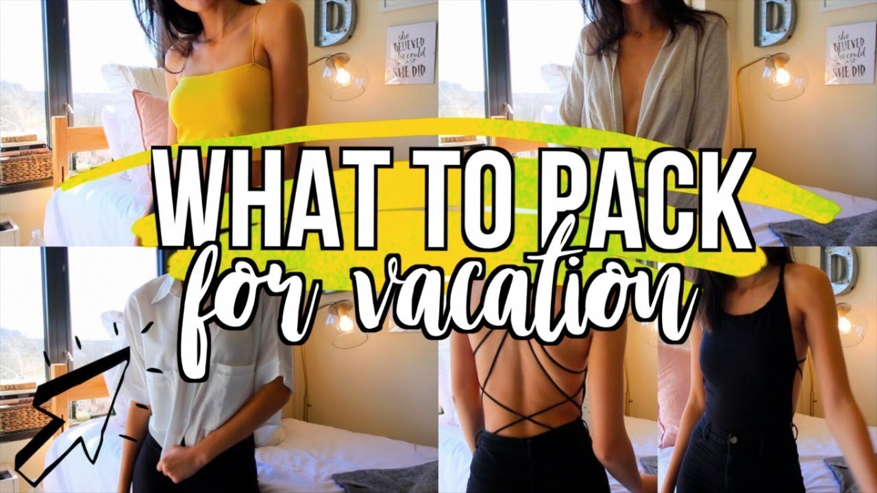What to Pack For Vacation // Spring Break Haul + Essentials - YouTube