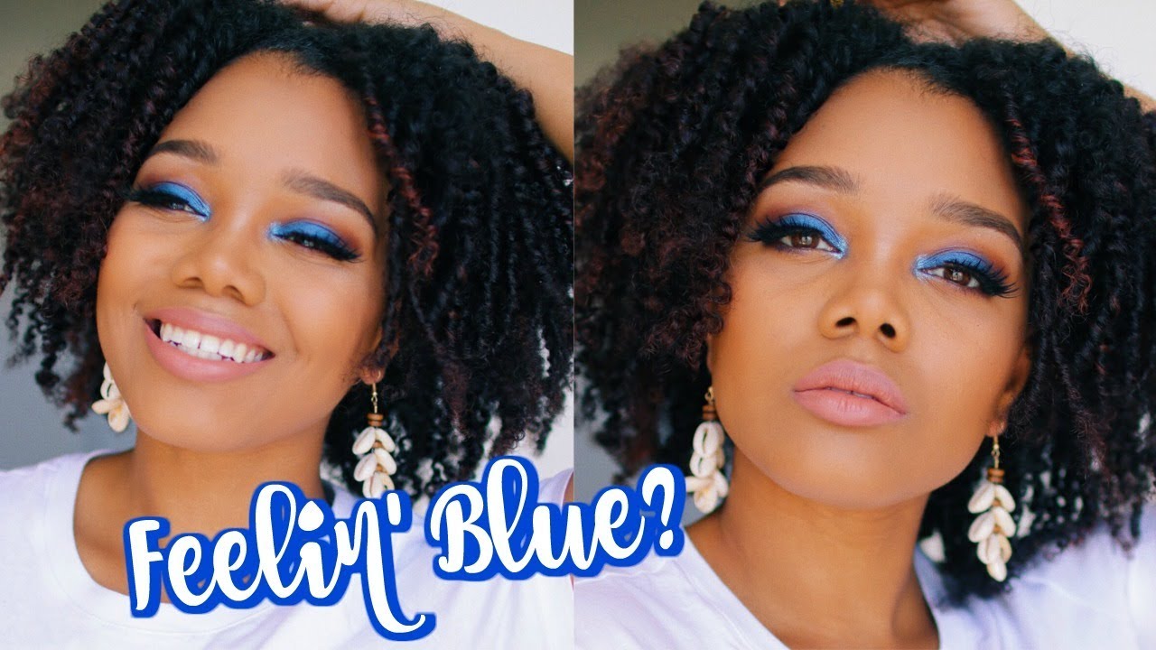 TRENDY BLUE EYE MAKEUP LOOK! | TUTORIAL - YouTube