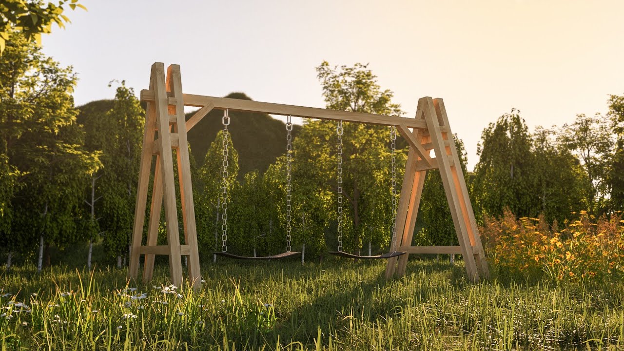 Swing modeling 3ds max Part - 1 - YouTube