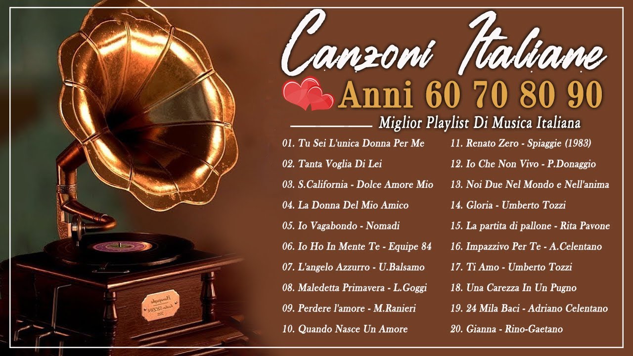 Le Più Belle Canzoni Italiane ♫ Le migliori canzoni Italiane di tutti i ...
