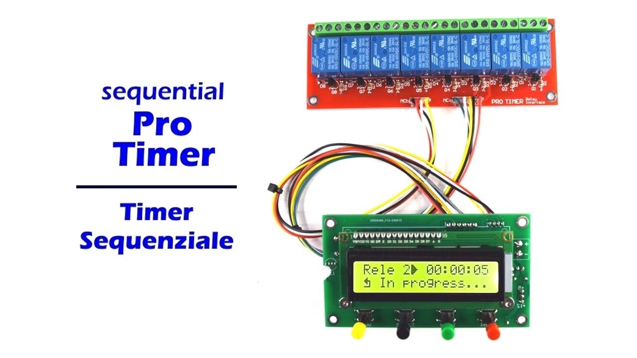 PRO TIMER - 8-channel Sequential PIC16F1933 - Temporizzatore ...
