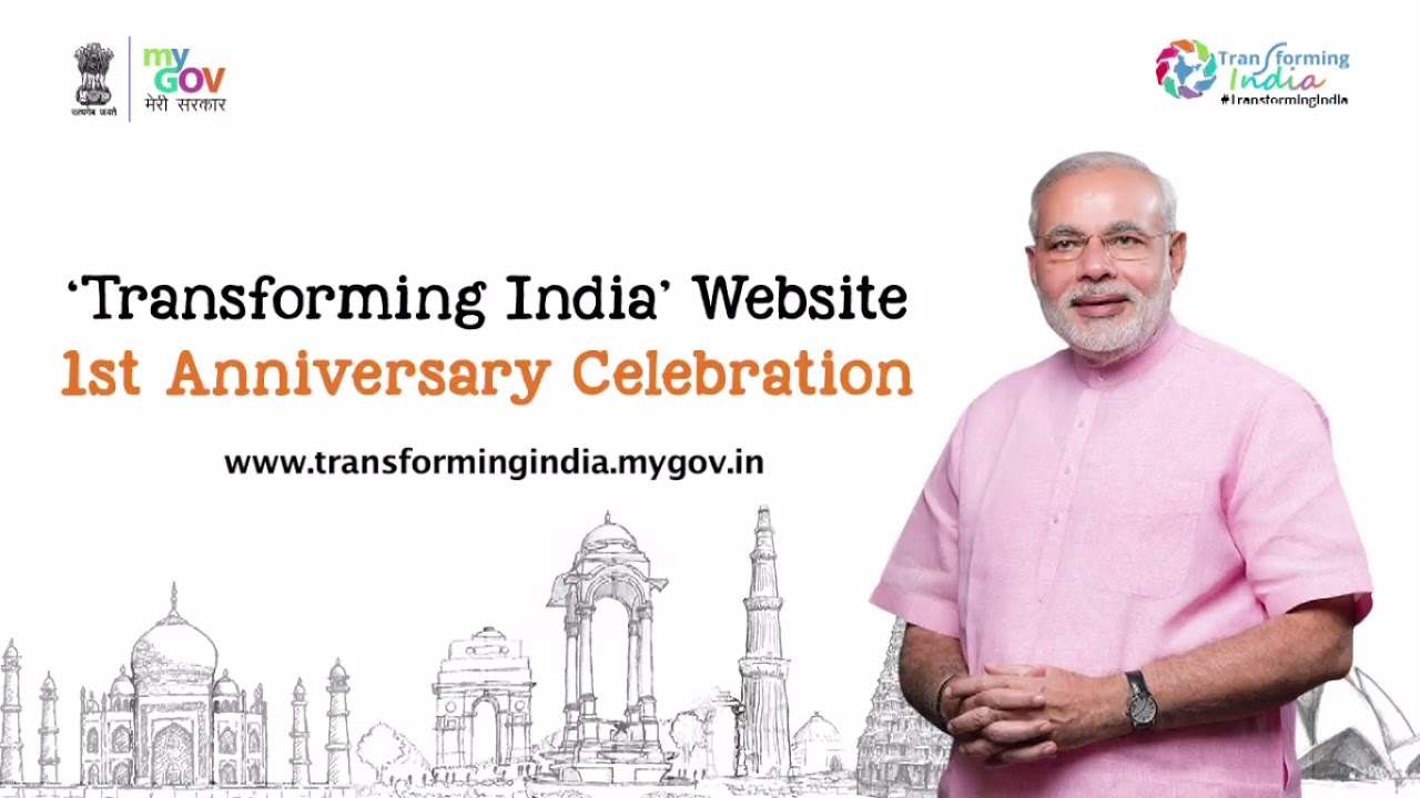 One Year of Transforming India Website - YouTube