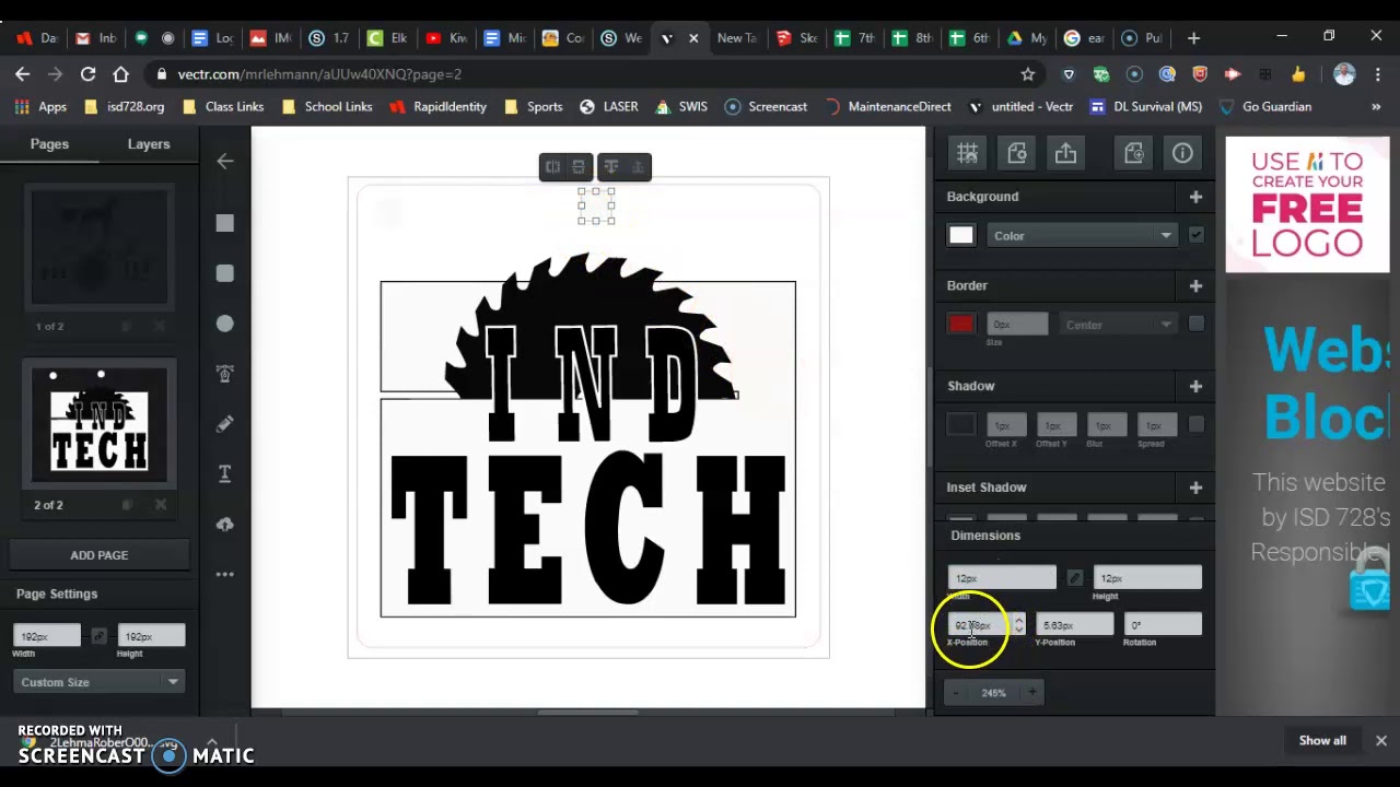 Vectr-Setting up cut lines - YouTube
