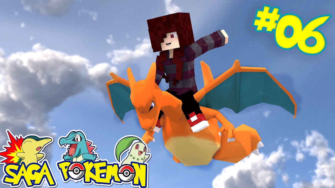 MINECRAFT SAGA POKEMON - ENCONTRAMOS FÓSSIL E PODEMOS VOAR #06 ...