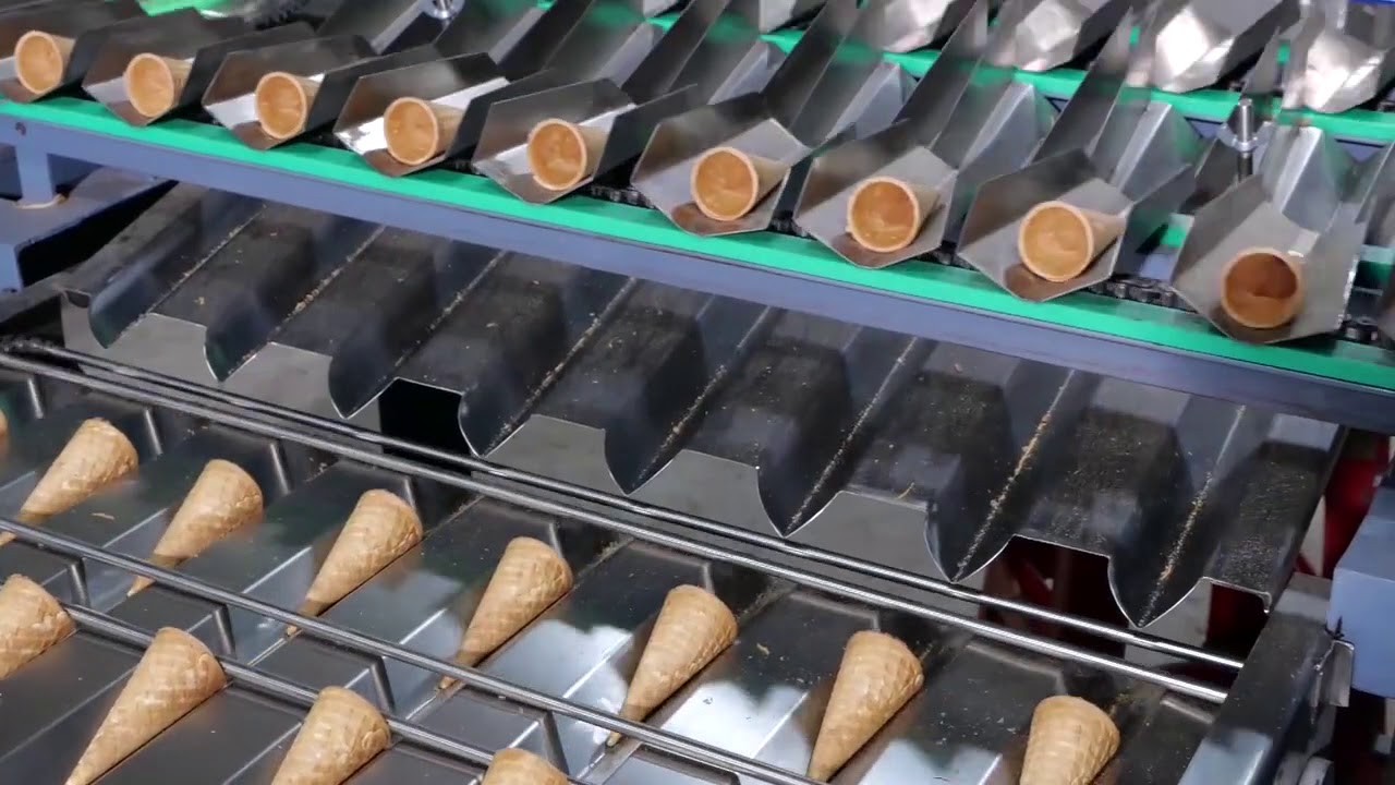 Sugar Cone Production Line - YouTube