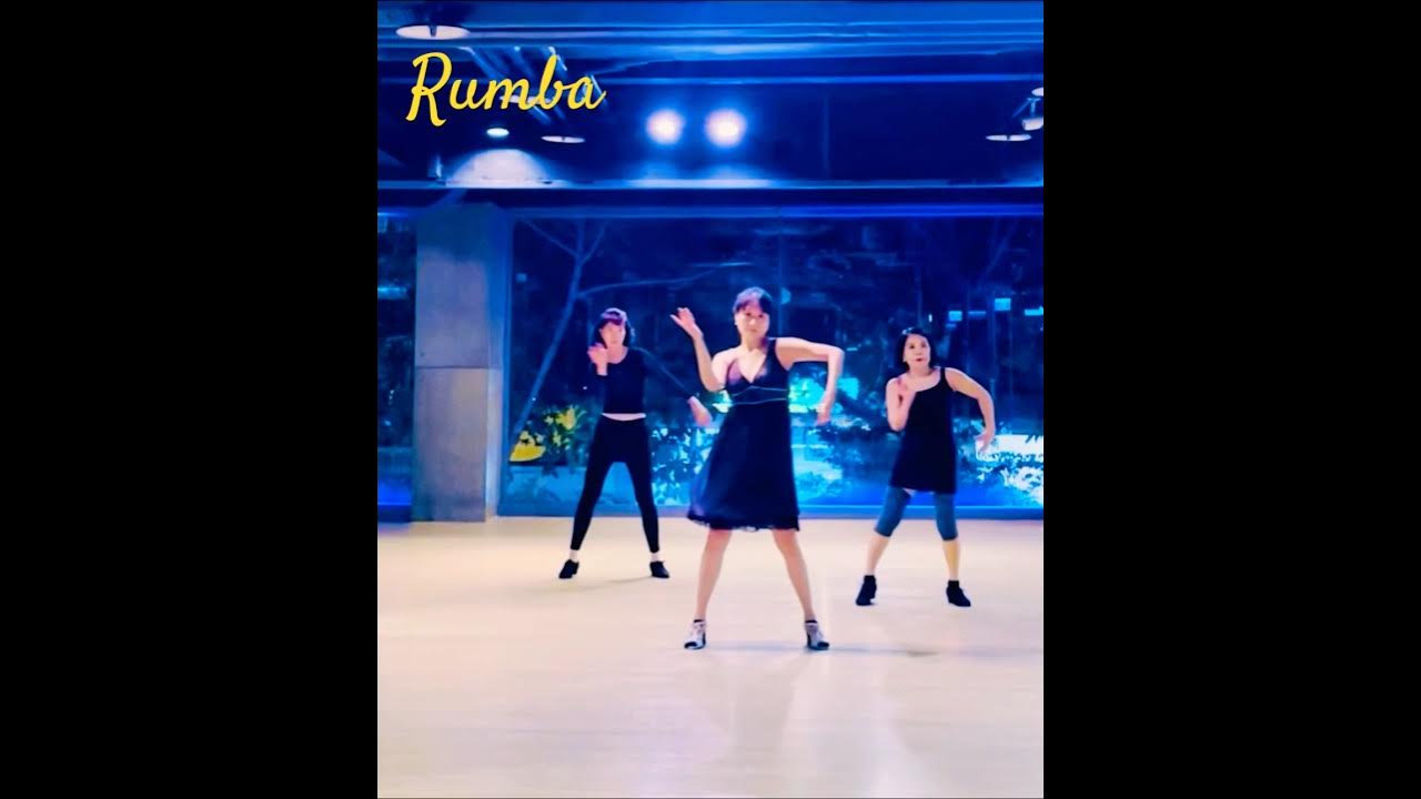 #國標#倫巴#Rumba ️總複習/Review轉來轉去跟鋼琴轉音也太搭🤭Tr. Queena - YouTube