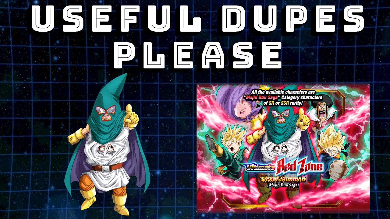 Ultimate Red Zone [Majin Buu Saga] Summons | Dragon Ball Z Dokkan ...