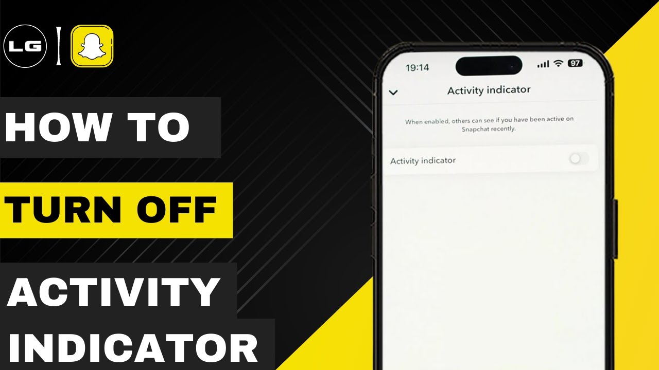 How To Turn Off Activity Indicator On Snapchat - YouTube