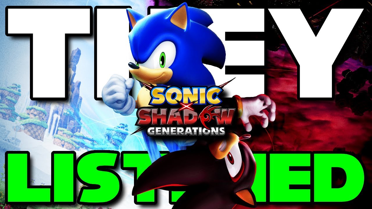 Sonic X Shadow Generations Just Proved Everyone Wrong AGAIN - YouTube