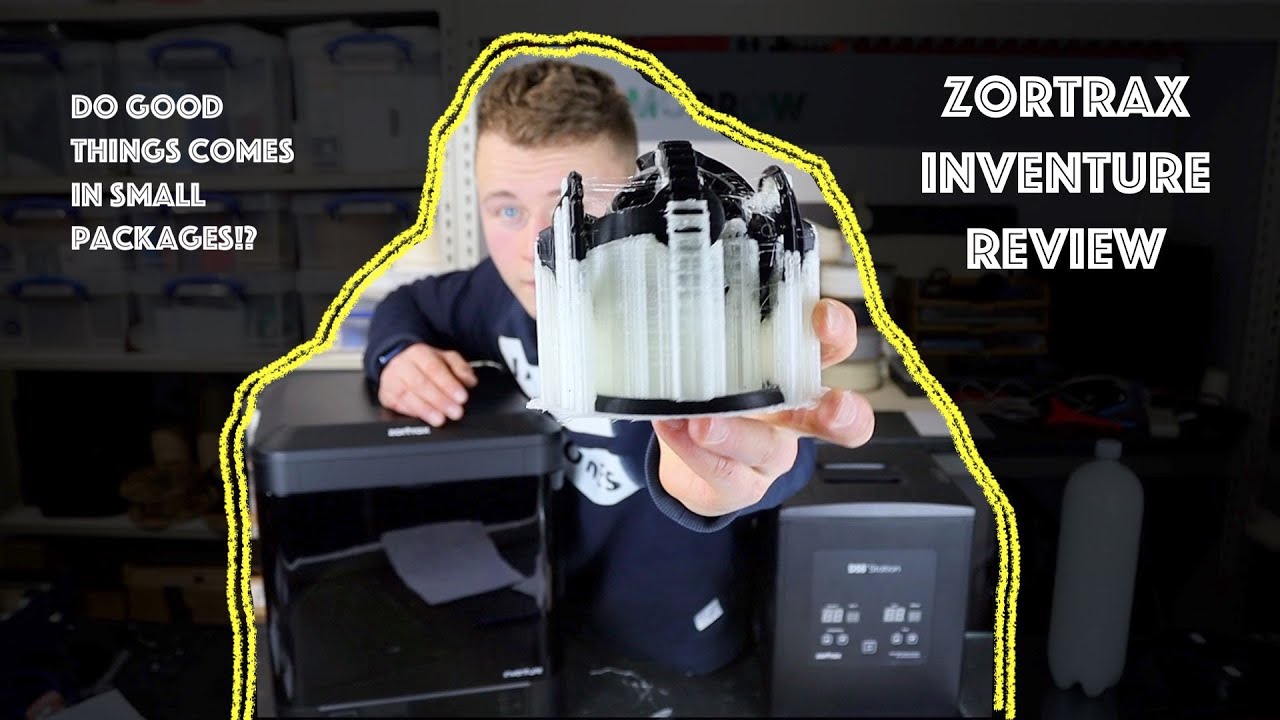 Zortrax Inventure Desktop 3D Printer Review - Soluble Supports, HEPA ...