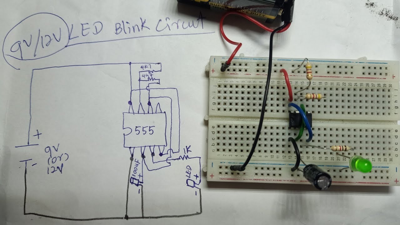 Simple Led Blink Project Youtube