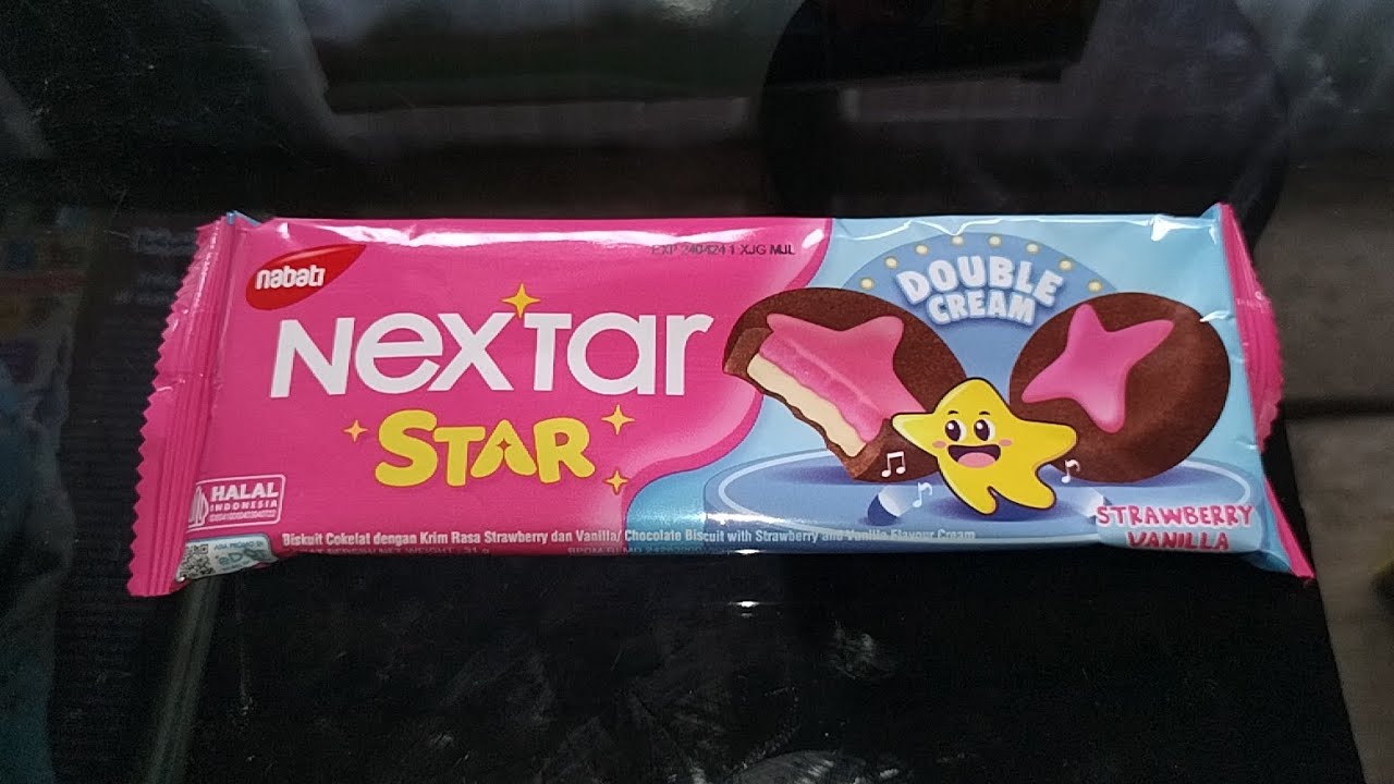 Review Produk #2572 : Nextar Star Double Cream Strawberry Vanilla - YouTube