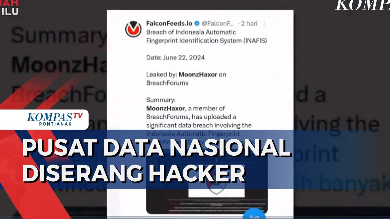 Data Bais And Inafis Polri Diretas And Diduga Dijual Hacker Minta Tebusan