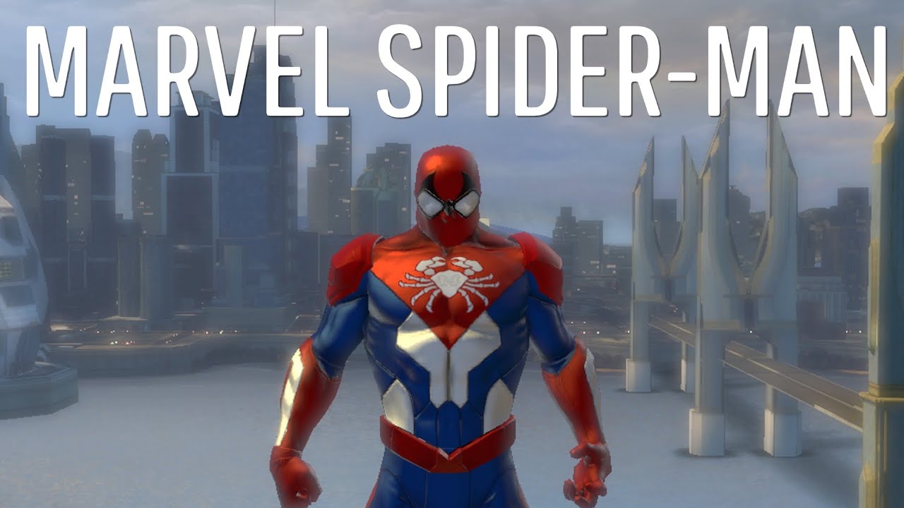 DCUO Spider-man PS4 style - YouTube