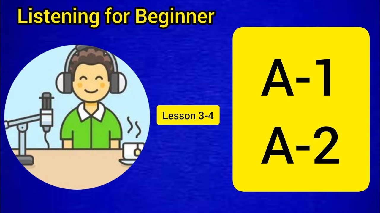 Listening for Beginner level | lesson 3-4 #ielts #listening #beginners ...