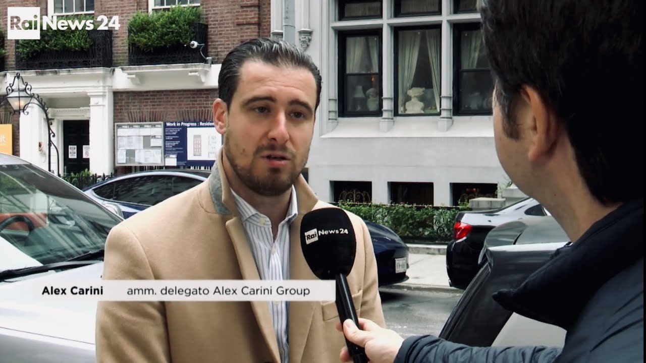 Alex Carini, Founder & CEO of CARINI GROUP on RAI, Italian National TV ...