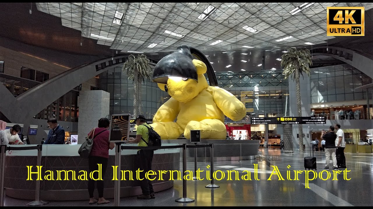 Exploring Hamad International Airport, Doha, September 2019 in 4K - YouTube
