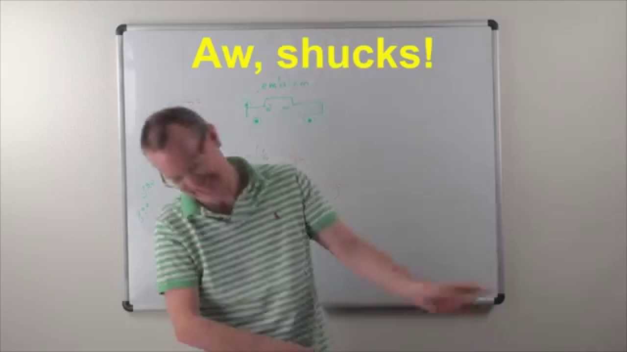 Learn English: Daily Easy English Expression 0799: Aw, shucks~!! - YouTube