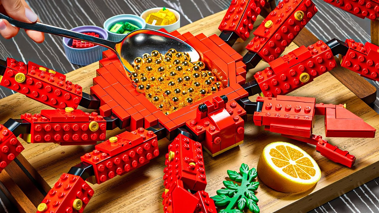 How to Cook a LEGO King Crab in Real Life | LEGO Cooking Stop Motion ...